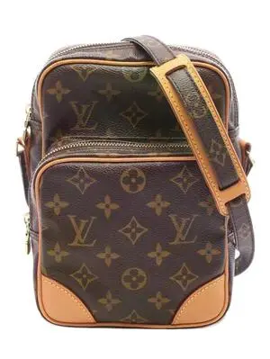 LOUIS VUITTON 2002 Monogram Amazone Crossbody Bag - Brown