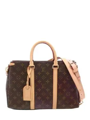 LOUIS VUITTON Soufflot Mm Monogram Tote Bag - Brown