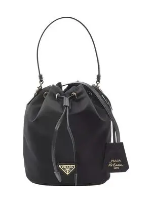 Prada Re-edition 1978 Drawstring Tote Bag - Black