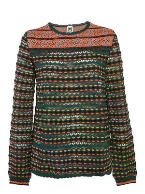 Missoni Pointelle Knit Top - Green