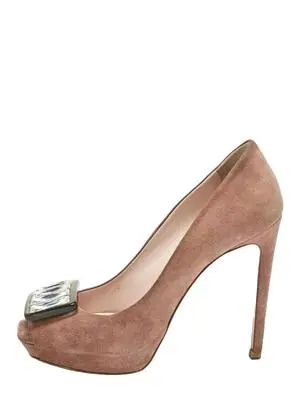 Miu Miu 115mm Crystal-embellished Pumps - Neutrals