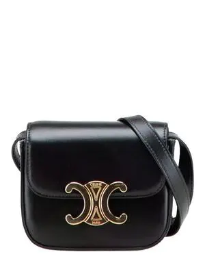 Celine Mini Triomphe Crossbody Bag - Black