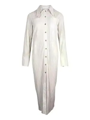 Nanushka Long Sleeve Maxi Dress - White