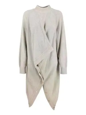 Issey Miyake 1980s Asymmetric Sweater - Grey