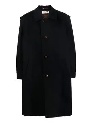 A.N.G.E.L.O. VINTAGE CULT 1990s Single-breasted Wool Coat - Blue