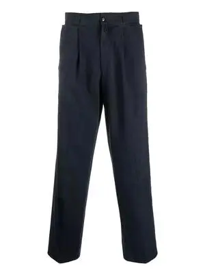 Versace 1980s Cropped Trousers - Blue