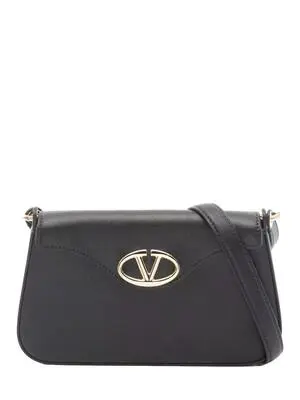 Valentino Garavani V-logo Shoulder Bag - Black