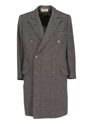 A.N.G.E.L.O. VINTAGE CULT 1960s Double-breasted Wool Coat - Grey