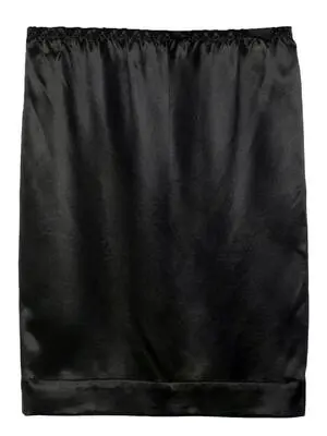 LANVIN 2009 Silk Mini Skirt - Black
