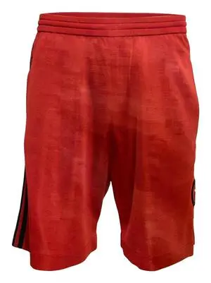 Gucci X Adidas Interlocking G-logo Shorts - Red