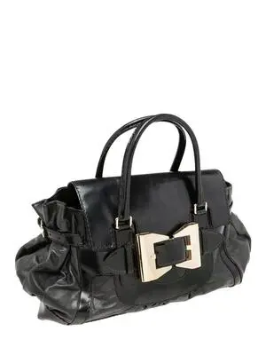 Gucci Leather Tote Bag - Black