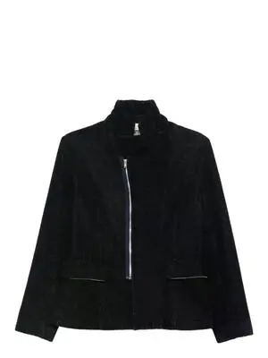 Comme Des Garçons 1990s Asymmetric Zip Jacket - Black