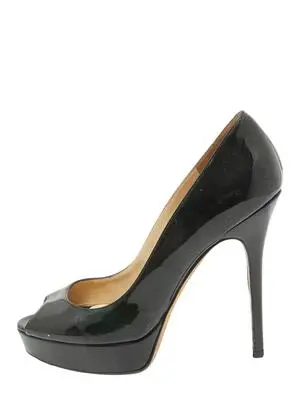 JIMMY CHOO Luna 120mm Open-toe Platform Pumps - Black