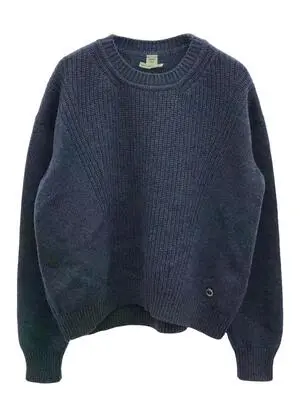 Hermès 2010s Ribbed-knit Cashmere Jumper - Blue