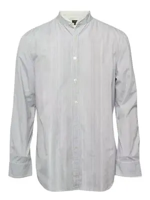 SHANGHAI TANG Stripe Mandarin-collar Shirt