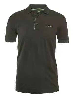 BOSS Pre-owned Stretch-cotton Polo Shirt - Black
