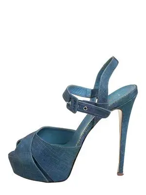 LE SILLA 125mm Platform Stiletto-heel Sandals - Blue