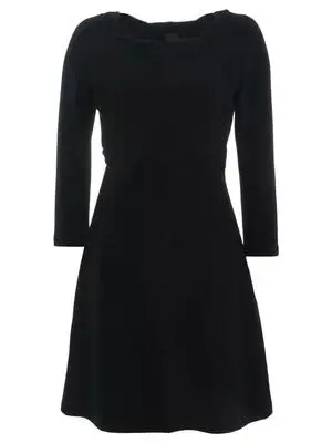 Aspesi Wool Midi Dress - Black