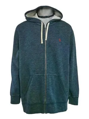Polo Ralph Lauren Vintage Zip-up Hooded Sweatshirt - Blue