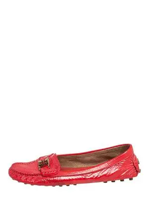Tory Burch Patent-leather Loafers - Red