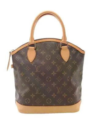 LOUIS VUITTON 2006 Lockit Monogram Handbag - Brown
