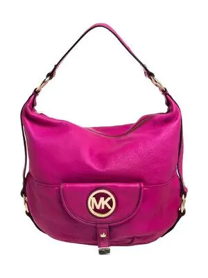 Michael Kors Fulton Hobo Shoulder Bag - Pink