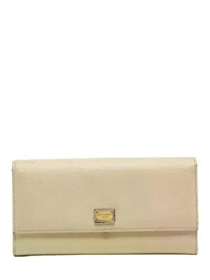 Dolce & Gabbana Logo-plaque Clutch - Neutrals