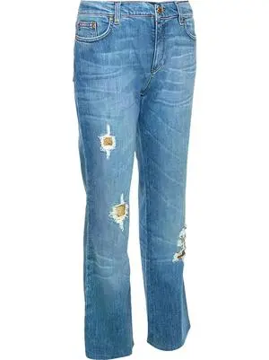 Roberto Cavalli Straight-leg Jeans - Blue