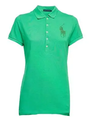 Polo Ralph Lauren Vintage Big Polo Cotton Polo Shirt - Green