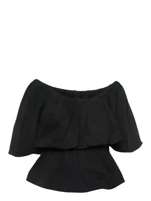 DRIES VAN NOTEN Elasticated Off-Shoulder Top