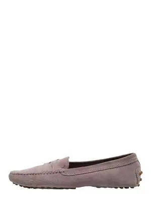 TOD'S Suede Loafers - Purple