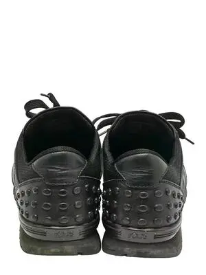 TOD'S Leather Low-top Sneakers - Black