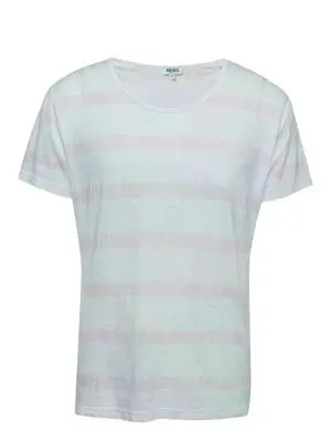Kenzo Striped Cotton T-shirt - Blue