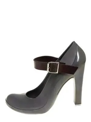 Marni 105mm Leather Sandals - Grey