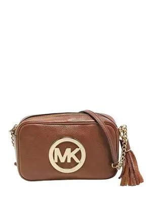 Michael Kors Vintage Leather Crossbody Bag - Brown