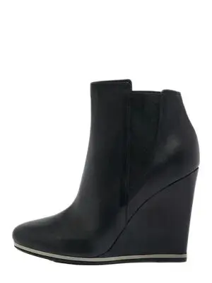 LE SILLA 110mm Wedge Ankle Boots - Black
