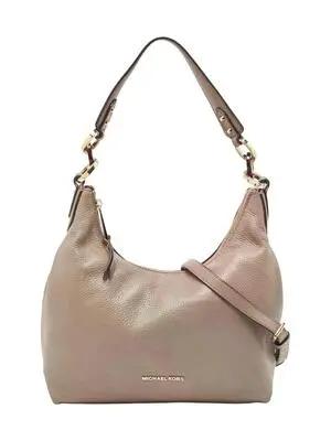 Michael Kors Isabella Leather Shoulder Bag - Grey