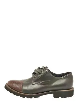 Brunello Cucinelli Leather Oxford Shoes - Brown