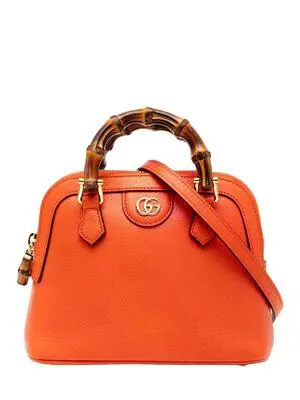 Gucci Mini Diana Dome Satchel - Orange