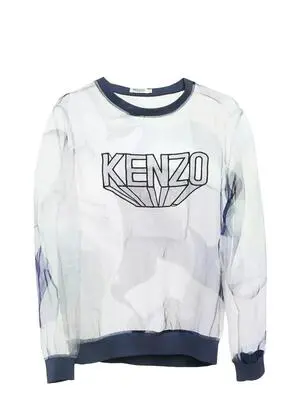 Kenzo Sheer Logo Sweatshirt - Blue