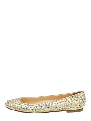 GIUSEPPE ZANOTTI Embellished Ballet Flats - Gold