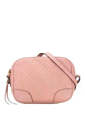 Gucci Microssima Bree Crossbody Bag - Pink