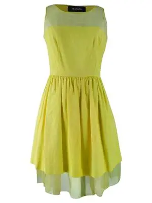 MAX&CO. Sleeveless Midi Dress - Yellow
