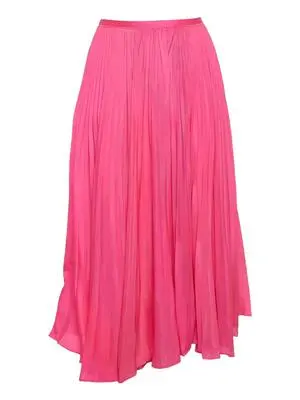 Polo Ralph Lauren Vintage Pleated A-line Skirt - Pink