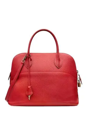 Hermès 1997 Bolide 35 Tote Bag - Red
