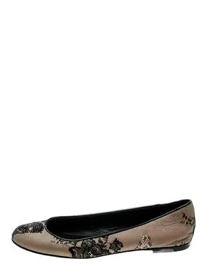 GIUSEPPE ZANOTTI Lace Ballet Flats