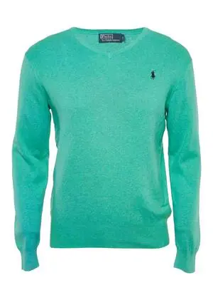 Polo Ralph Lauren Vintage V-neck Sweater - Green