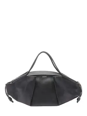 Loewe Paseo Leather Tote - Black
