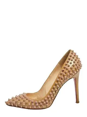 CHRISTIAN LOUBOUTIN Spiked Heeled Pumps - Neutrals