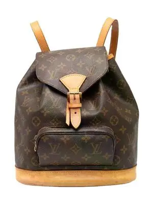 LOUIS VUITTON Monogram Montsouris Pm Backpack - Brown